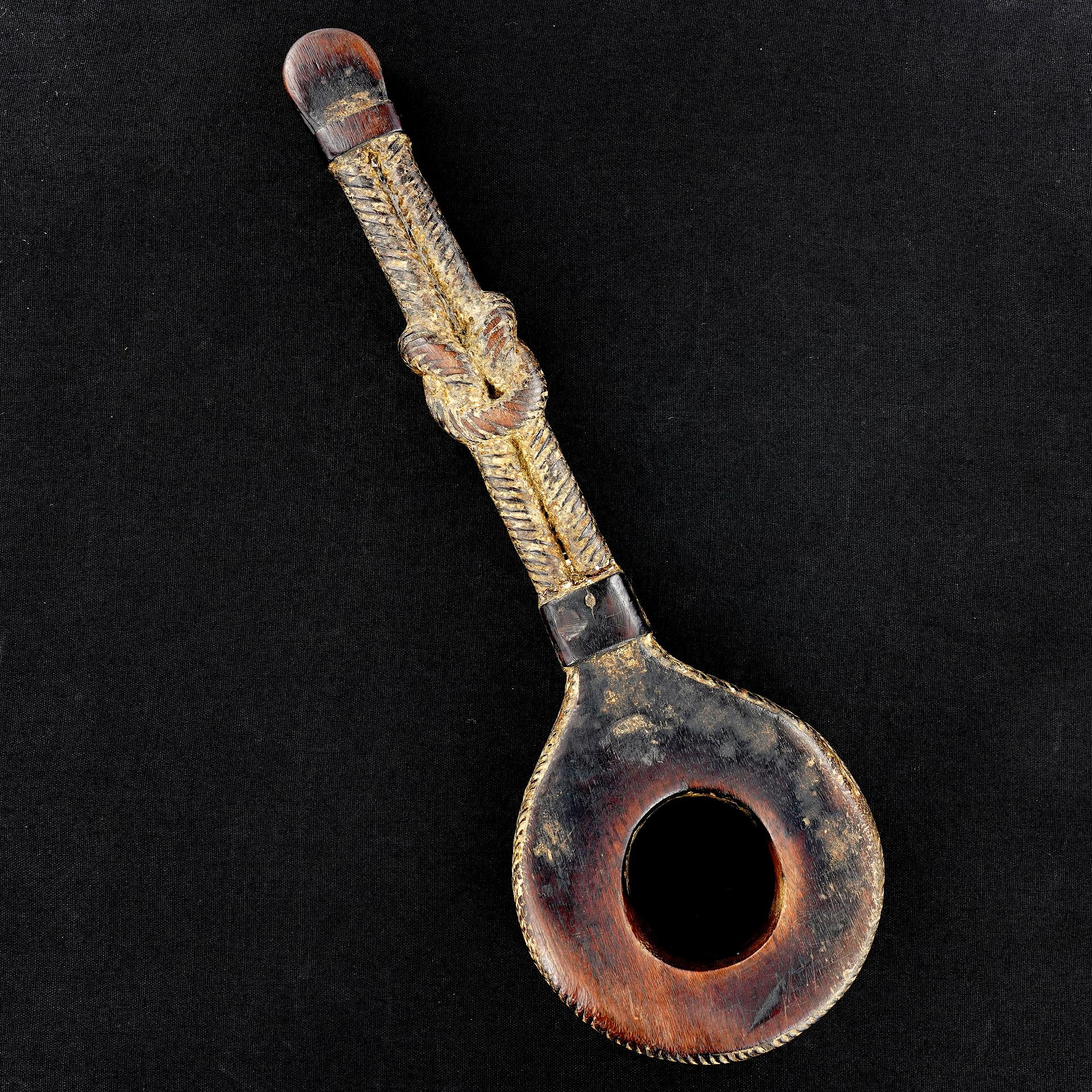 Nepalese Ghurra, churning-rod holder (18.02.1130)All similar items for ...